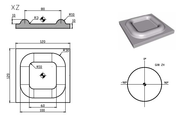 Solved milling g code for the above part? | Chegg.com