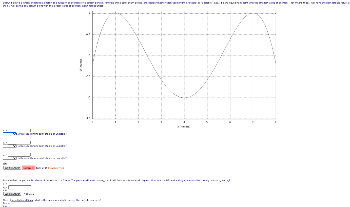 Solved Plz help me with this physics problem: Shown below | Chegg.com