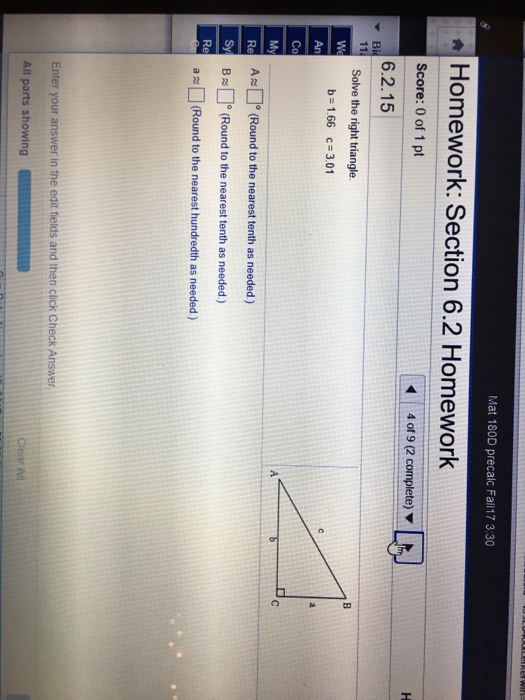 Solved Mat 180D precalc Fal17 3:30 Homework: Section 6.2 | Chegg.com Solved Mat 180D precalc Fal17 3:30 Homework: Section 6.2 | Chegg.com