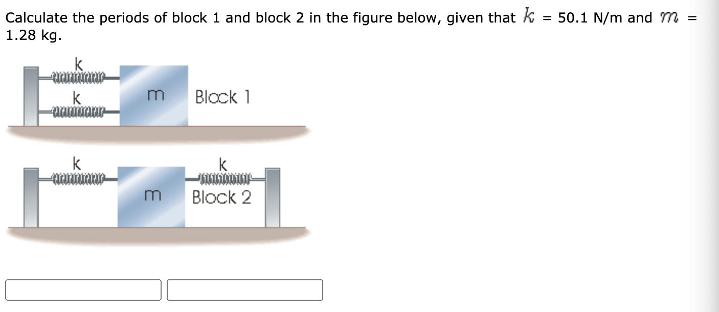 Solved Calculate the periods of block 1 and block 2 in the | Chegg.com
