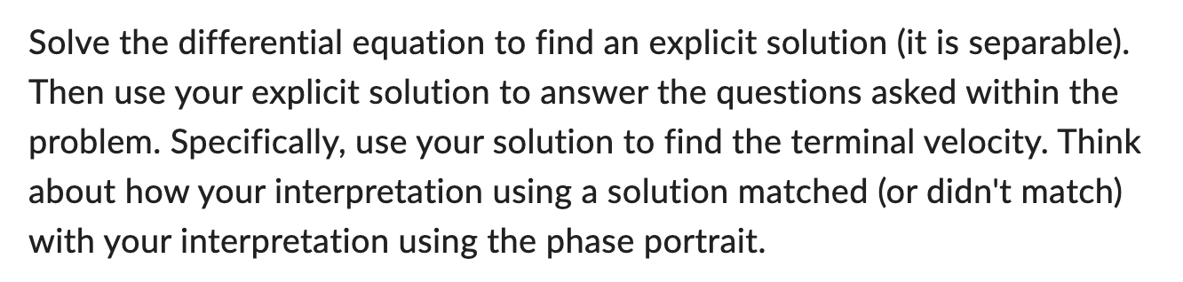 Solved Solve the differential equation to find an explicit | Chegg.com