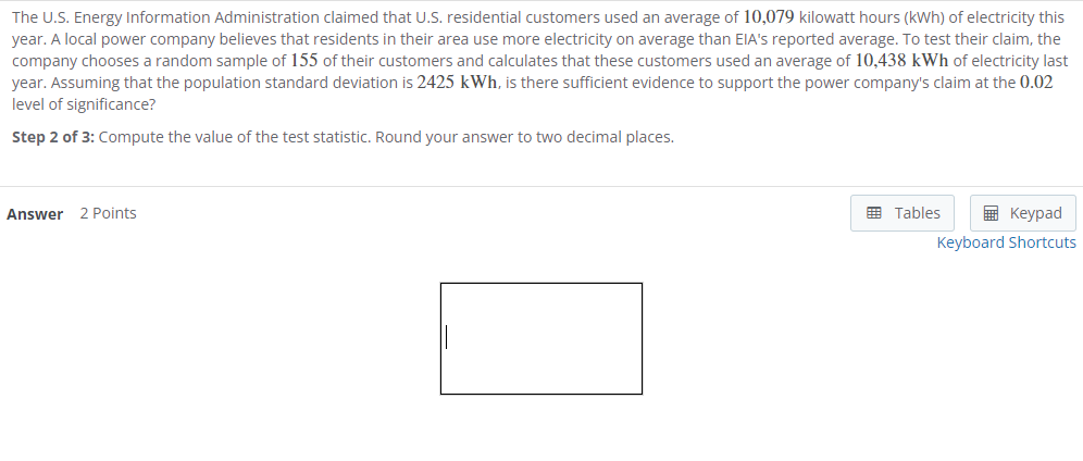 Solved The U.S. Energy Information Administration claimed | Chegg.com
