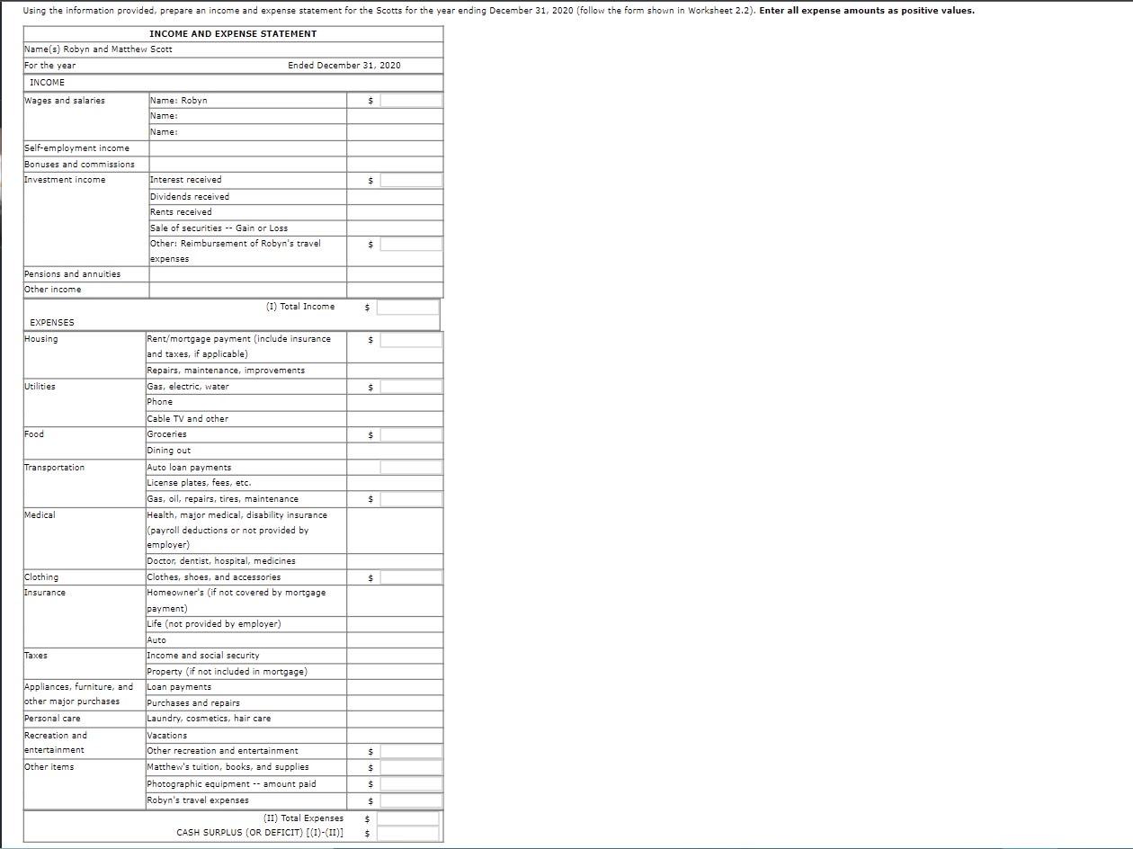 Solved Ch 02: End-of-Chapter Problems - Using Financial | Chegg.com