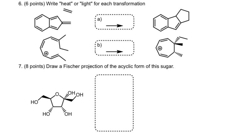 Solved Write "heat" or "light" for each transformation Draw | Chegg.com