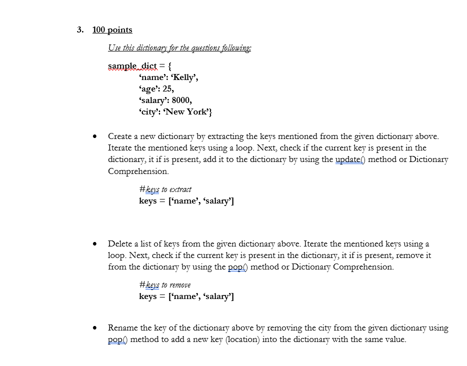 Solved You will have 3 program paradigms to complete. I | Chegg.com