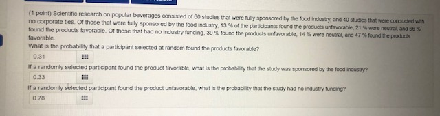Solved 3 ConditionalProbability Independence and BayesRule: | Chegg.com