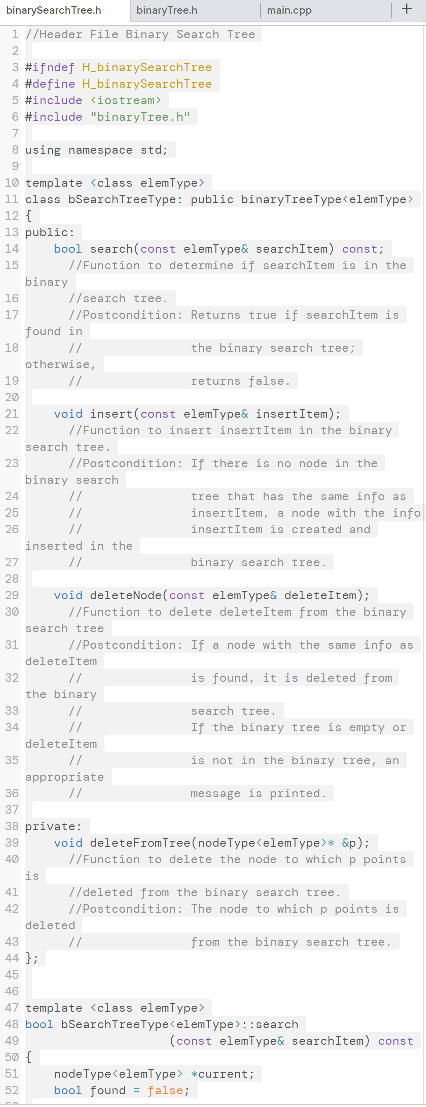 Solved This is C++. ﻿Please use the provided header files. I | Chegg.com