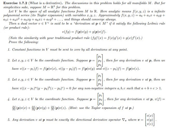 Solved 2. Note that each f on M induces a covector field of. | Chegg.com