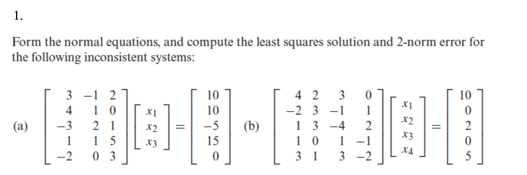 Solved NUMERICAL ANALYSIS "Showing Matlab code used is | Chegg.com