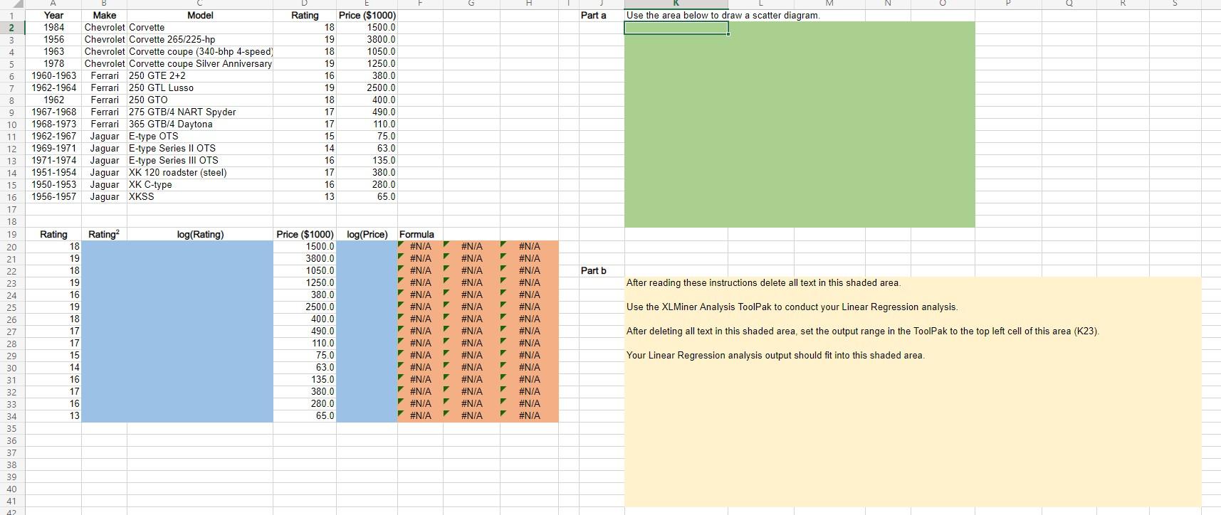 Solved Ch. 7 Excel Activity 11 - Multiple Regression and | Chegg.com
