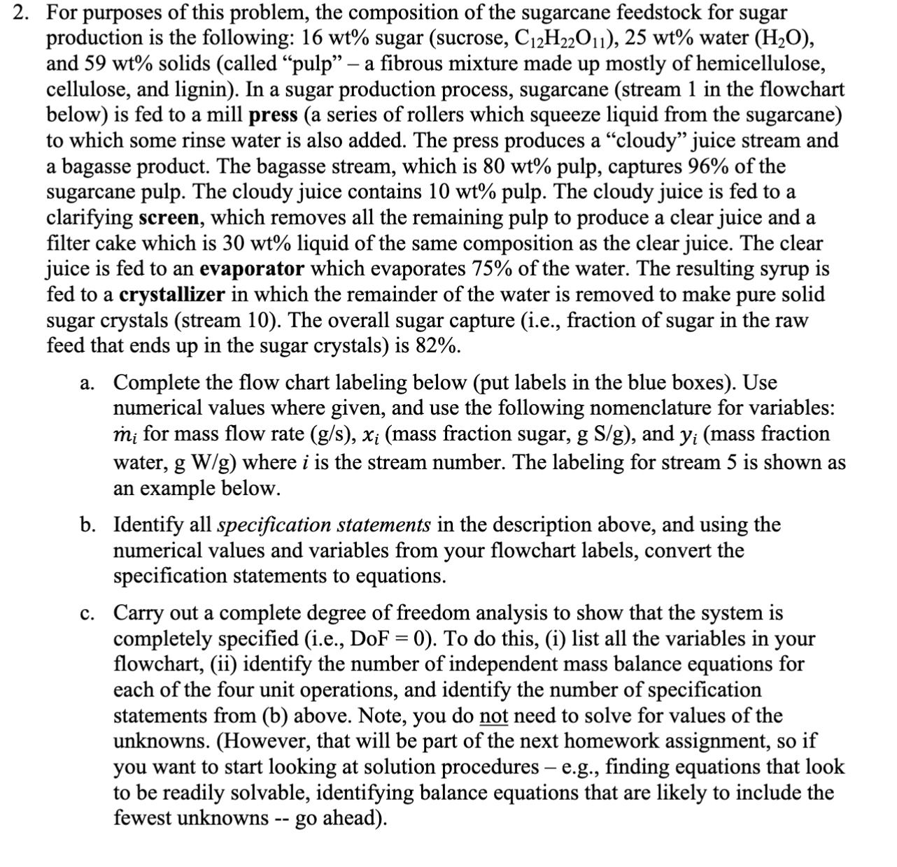Solved 2. For purposes of this problem, the composition of | Chegg.com