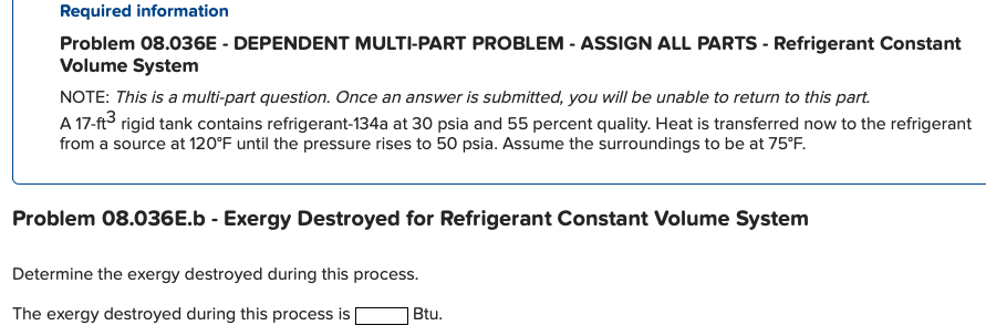 Solved Problem 08.036E - DEPENDENT MULTI-PART PROBLEM - | Chegg.com