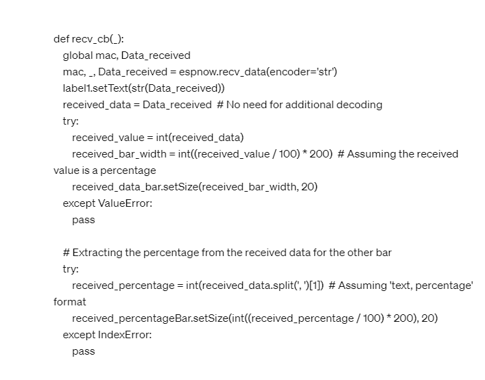 Solved def recv_cb(_):global mac, Data_receivedmac, _, | Chegg.com