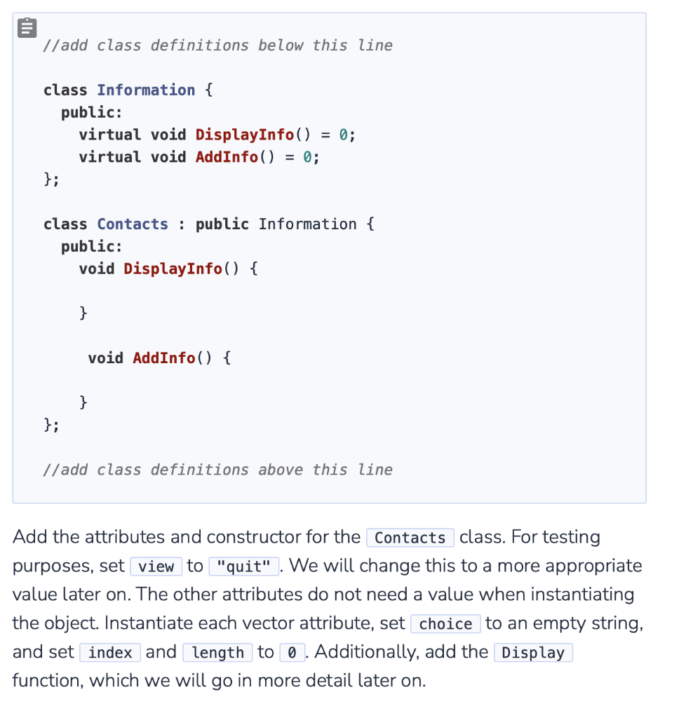 This lab will focus on using polymorphism while | Chegg.com