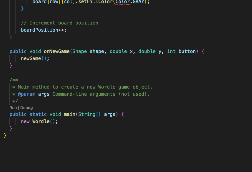 Solved \} // Increment board position boardPosition++; | Chegg.com