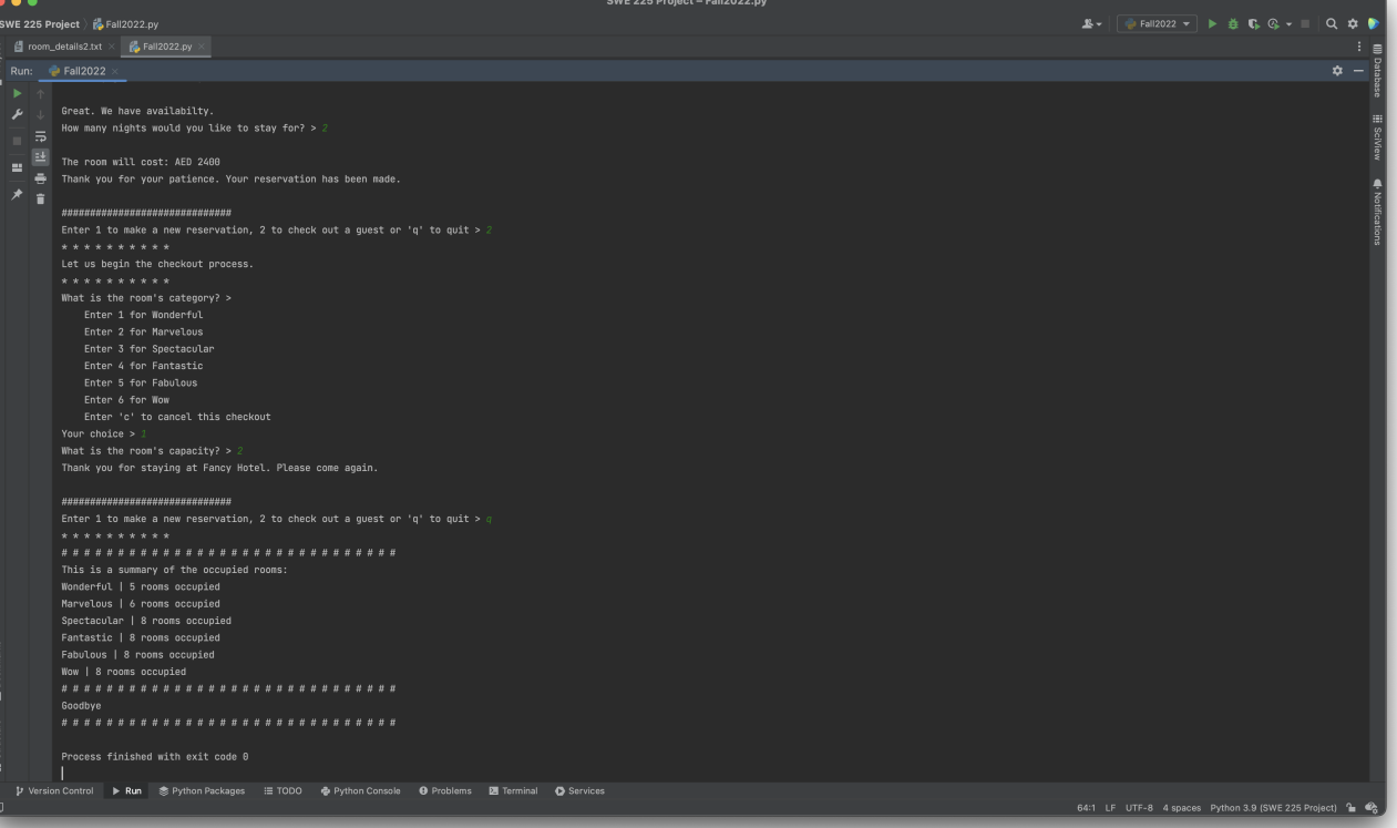 Solved Title: Hotel Guest Reservation System Project | Chegg.com