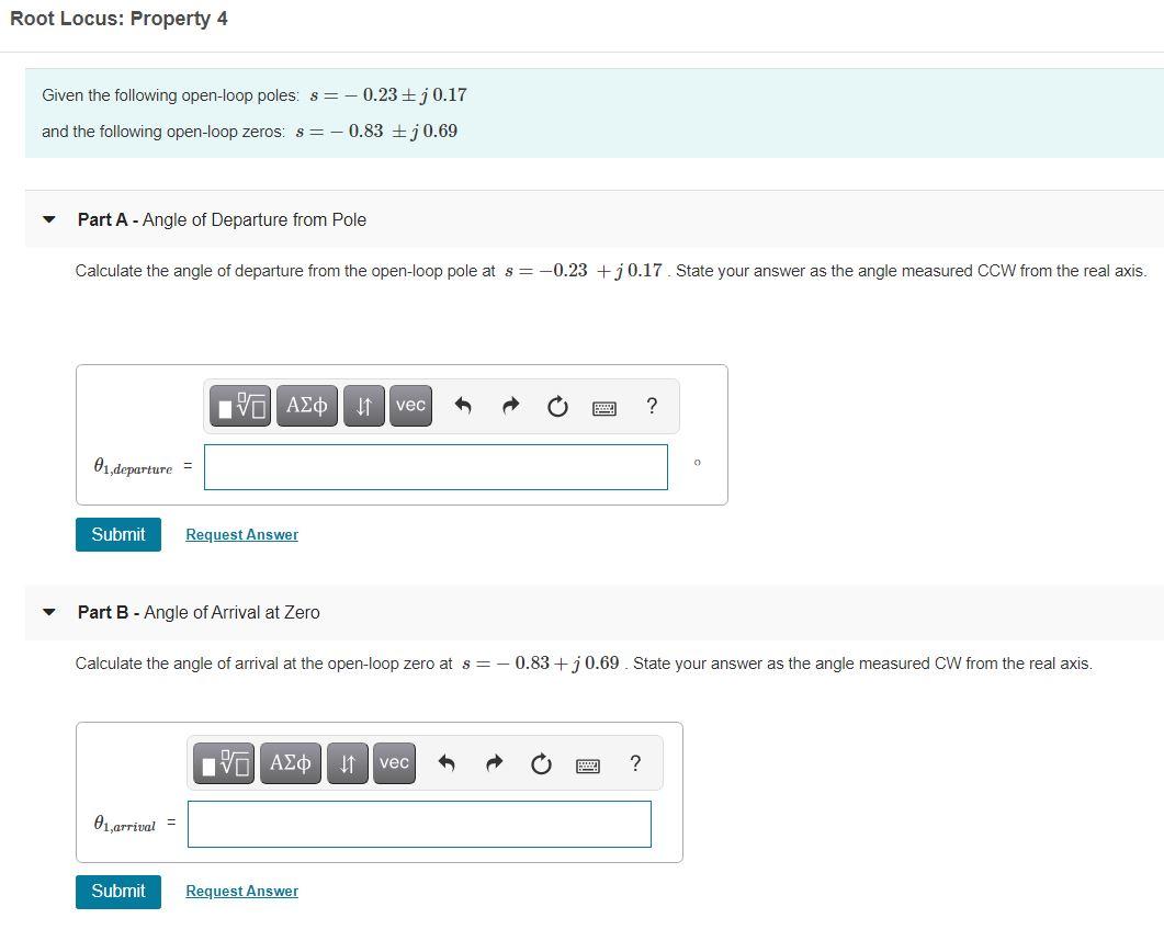 Solved Root Locus: Property 4 Given the following open-loop | Chegg.com