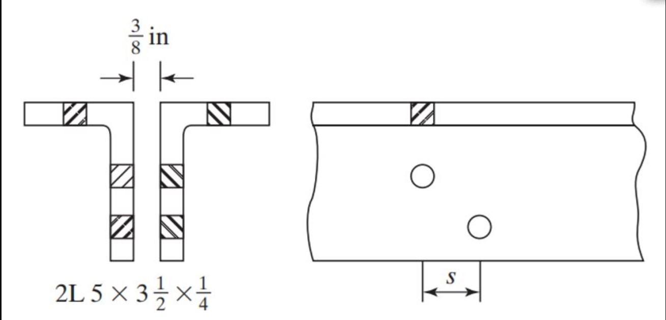 Solved 1. An A36 angle bar is used as a tension member | Chegg.com