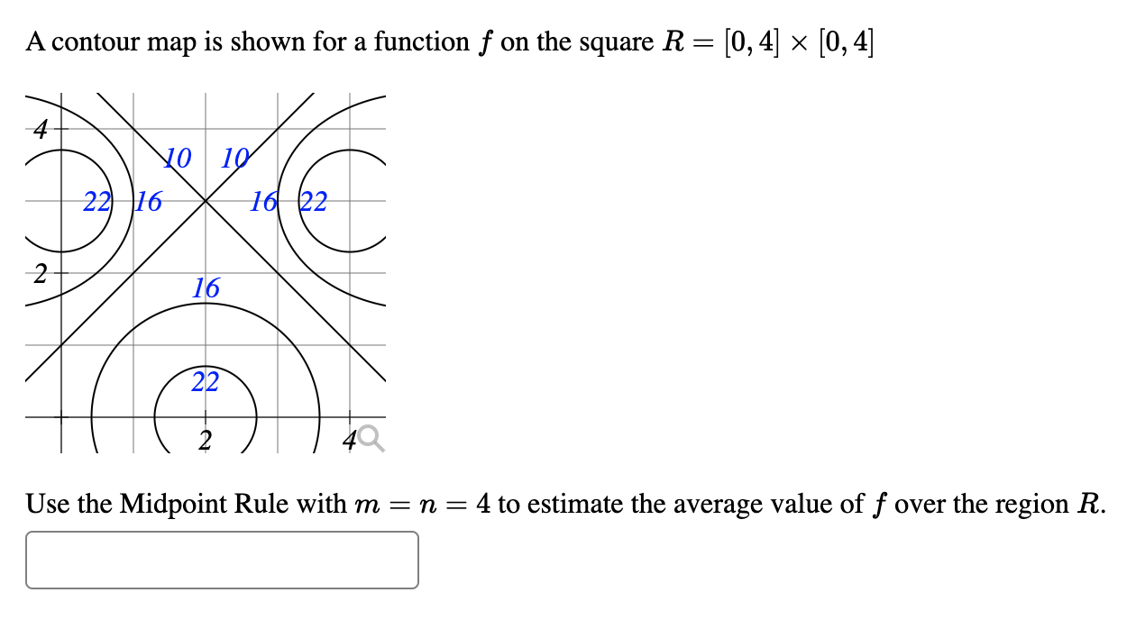 Solved A contour map is shown for a function f ﻿on the | Chegg.com