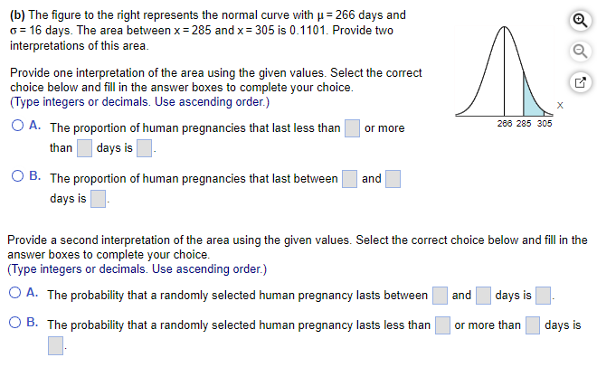 Solved Suppose the lengths of human pregnancies are normally | Chegg.com