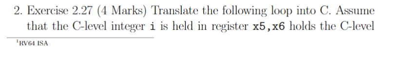 2. Exercise 2.27 (4 Marks) Translate the following | Chegg.com