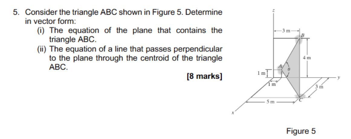 Solved Consider the triangle ABC shown in Figure 5. | Chegg.com