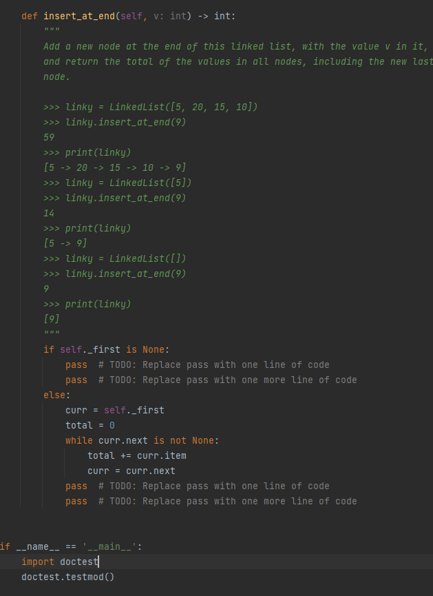 Solved We are adding another method to the LinkedList class. | Chegg.com
