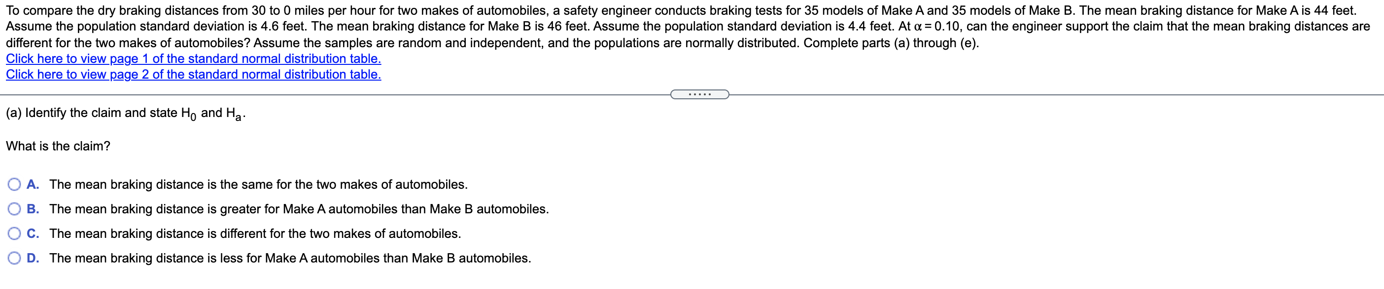 Solved For the given data, (a) find the test statistic, (b) | Chegg.com