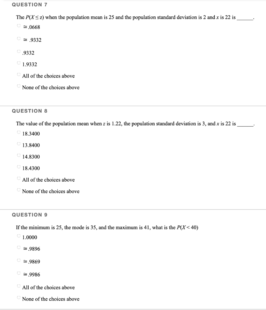 Solved QUESTION 7 The P(X | Chegg.com