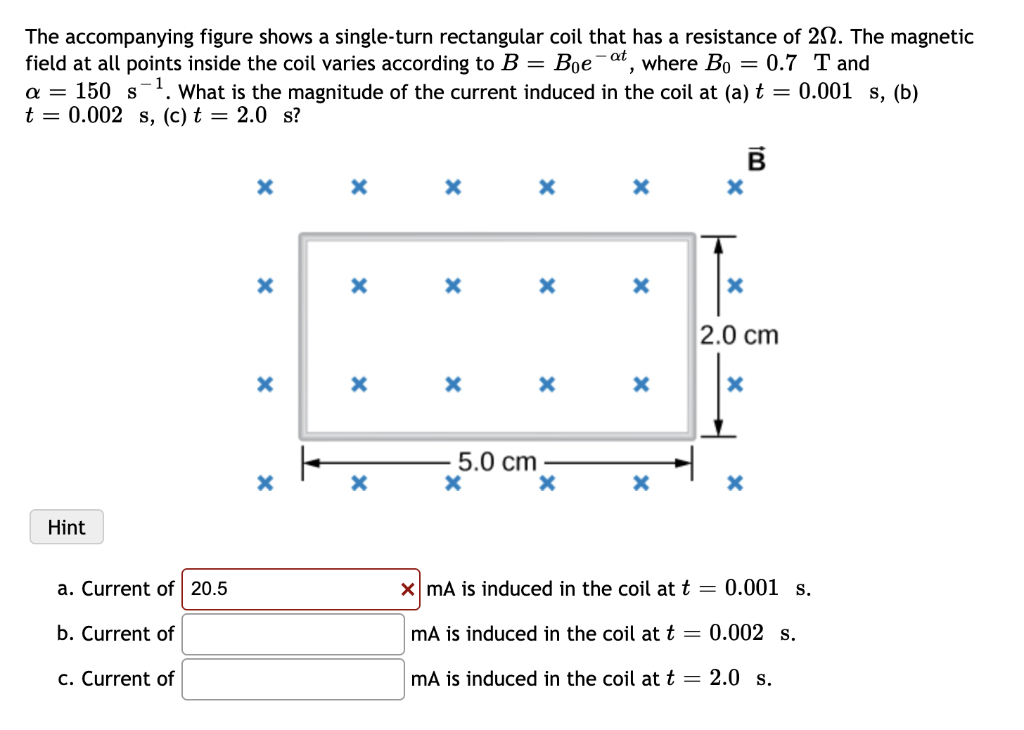 Solved A 25-turn coil has a diameter of 13 cm. The coil is | Chegg.com