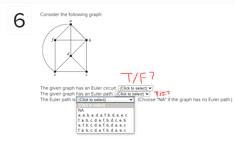 Solved Consider the following graph: Consider the following | Chegg.com