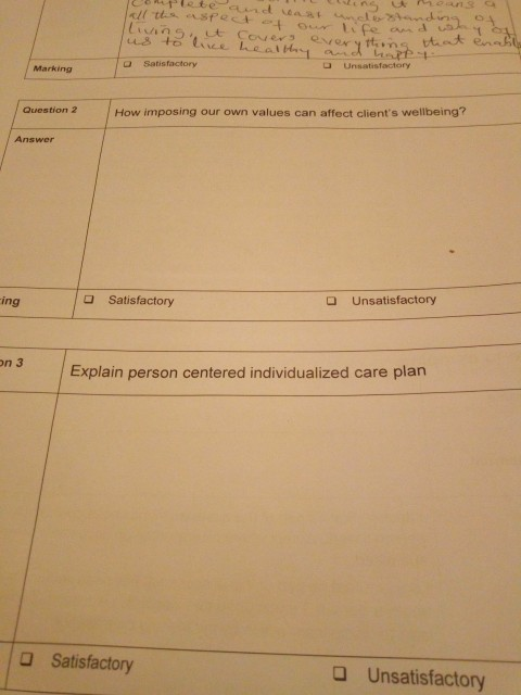 Solved question 2. how imposing our own values can affect | Chegg.com