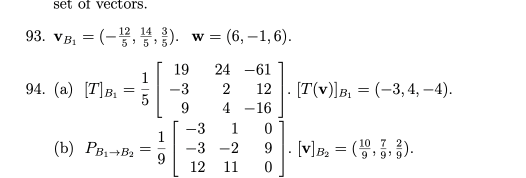 94. (a) Let T:R3→R3 be defined by | Chegg.com