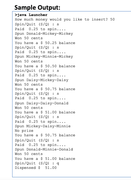 Create the SlotMachine system using object | Chegg.com