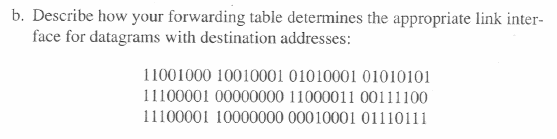 Solved P8. Consider a datagram network using 32-bit host | Chegg.com