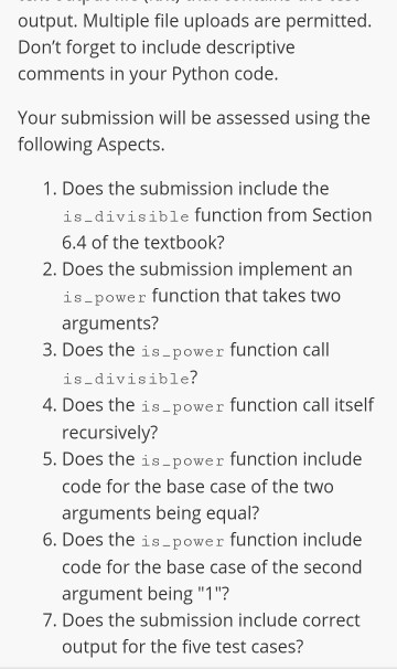 Instructions for submission Do Exercise 6.4 from your | Chegg.com