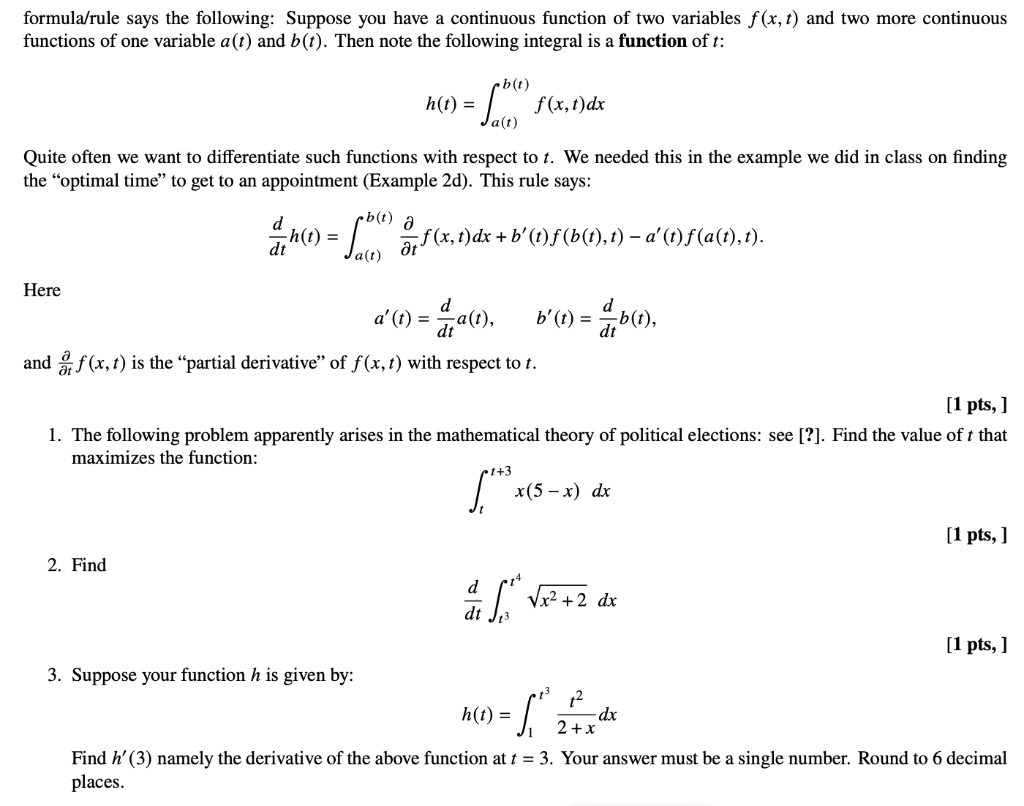 formula/rule says the following: Suppose you have a | Chegg.com