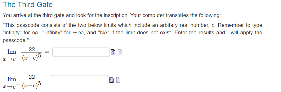 Solved You arrive at the third gate and look for the | Chegg.com