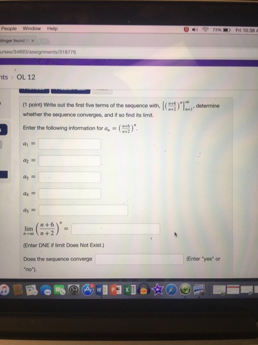 Solved Write out the first five terms of the sequence with, | Chegg.com