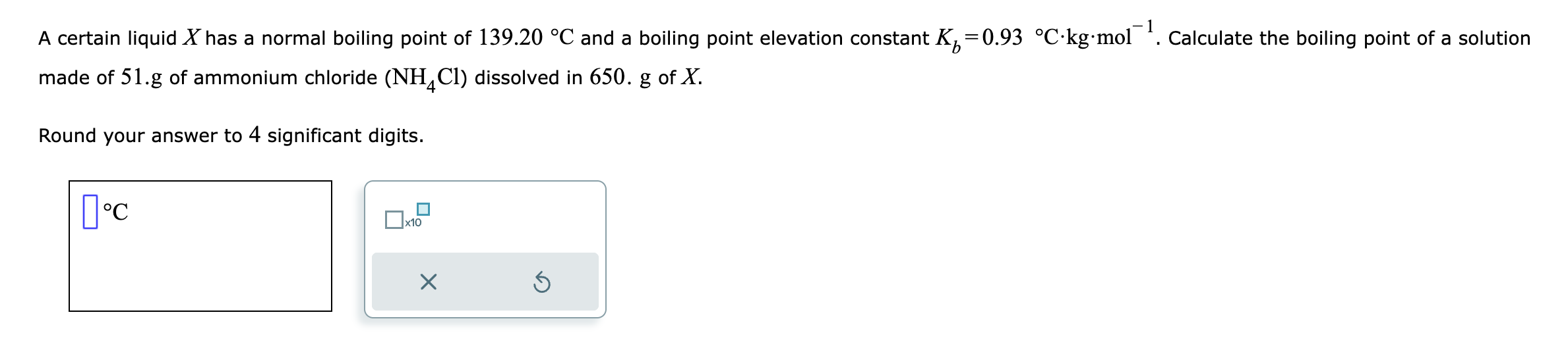 Solved A certain liquid X has a normal boiling point of | Chegg.com