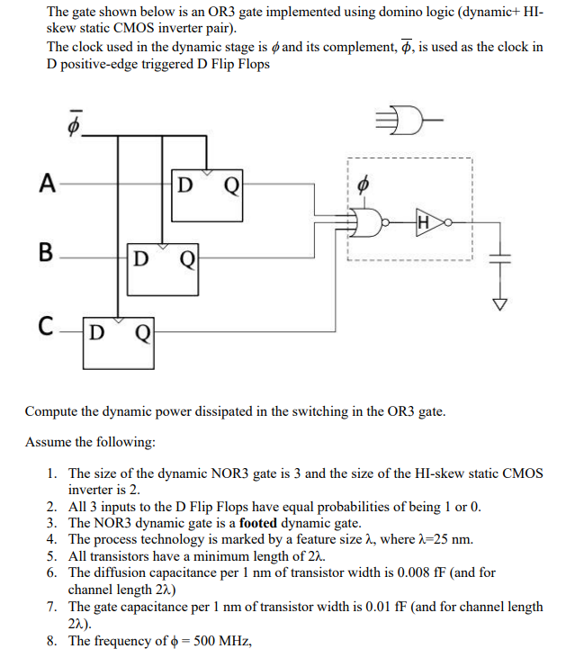 Solved The gate shown below is an OR3 gate implemented using | Chegg.com