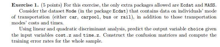 plz provide the R code, the R output and your | Chegg.com