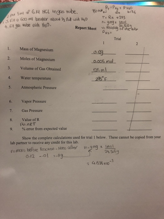 Solved Background To describe the state of a gas four | Chegg.com
