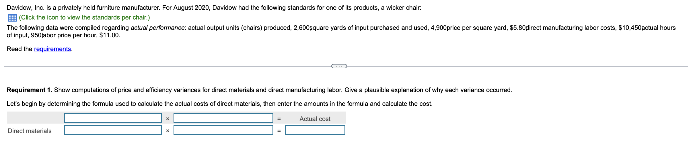 Solved Data tableRequirements 1. Show computations of price | Chegg.com