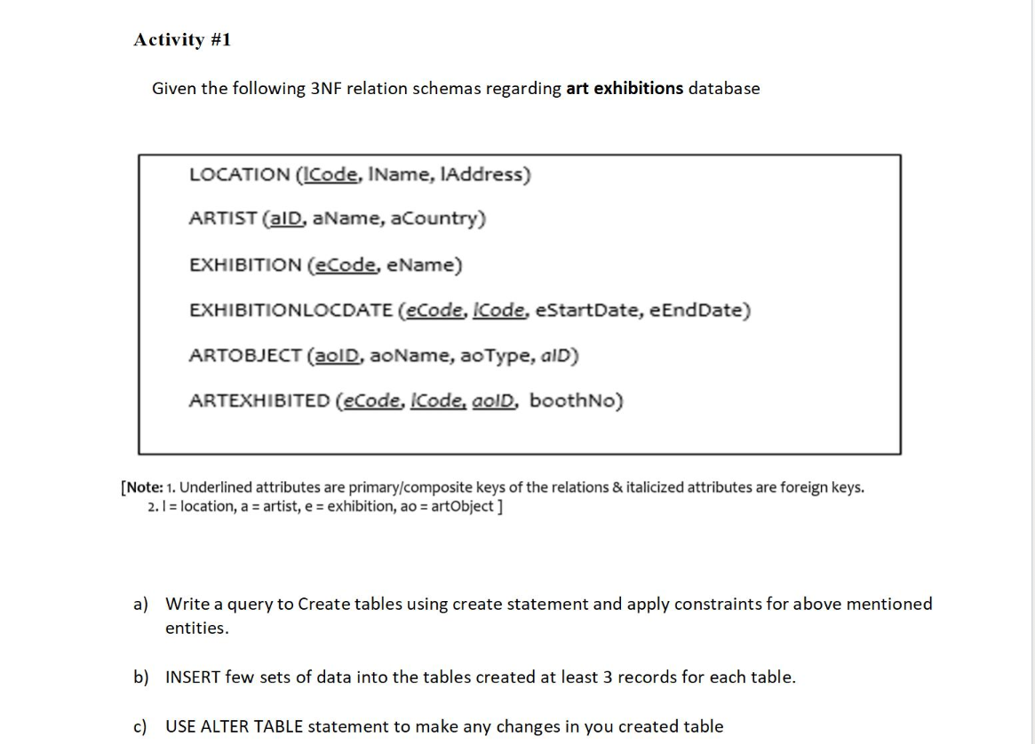 Solved Learning Outcomes Students should be able to: 1. Use | Chegg.com
