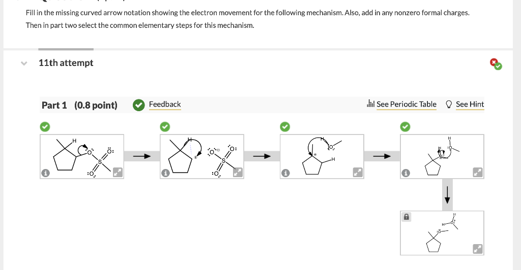 Solved Fill in the missing curved arrow notation showing the | Chegg.com