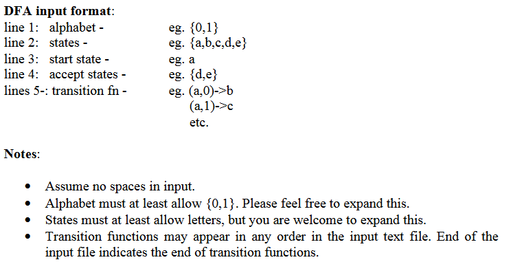 Solved CREATE A DIFFERENT DFA THAN THE ONE PROVIDED BUT | Chegg.com