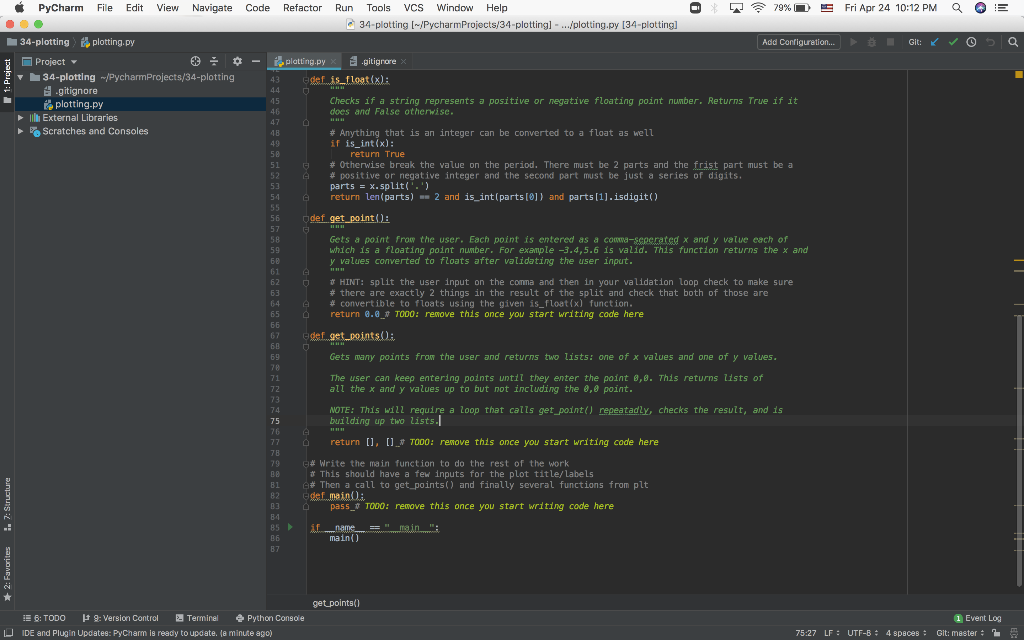 Solved I need help in Computer Science for Python programing | Chegg.com