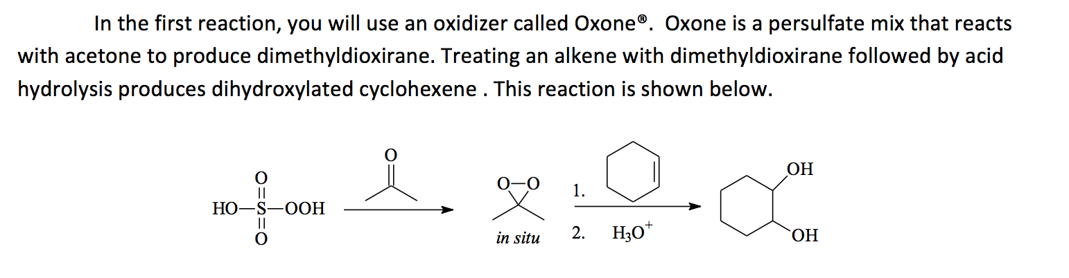 Solved Considering that the Oxone reaction proceeds through | Chegg.com