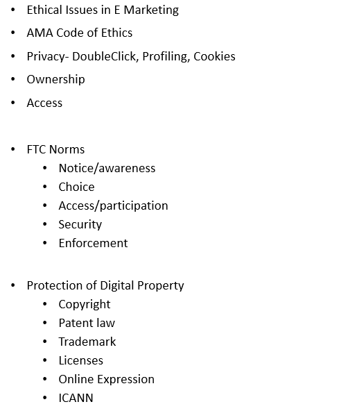 Solved • Ethical Issues in E Marketing • AMA Code of Ethics | Chegg.com